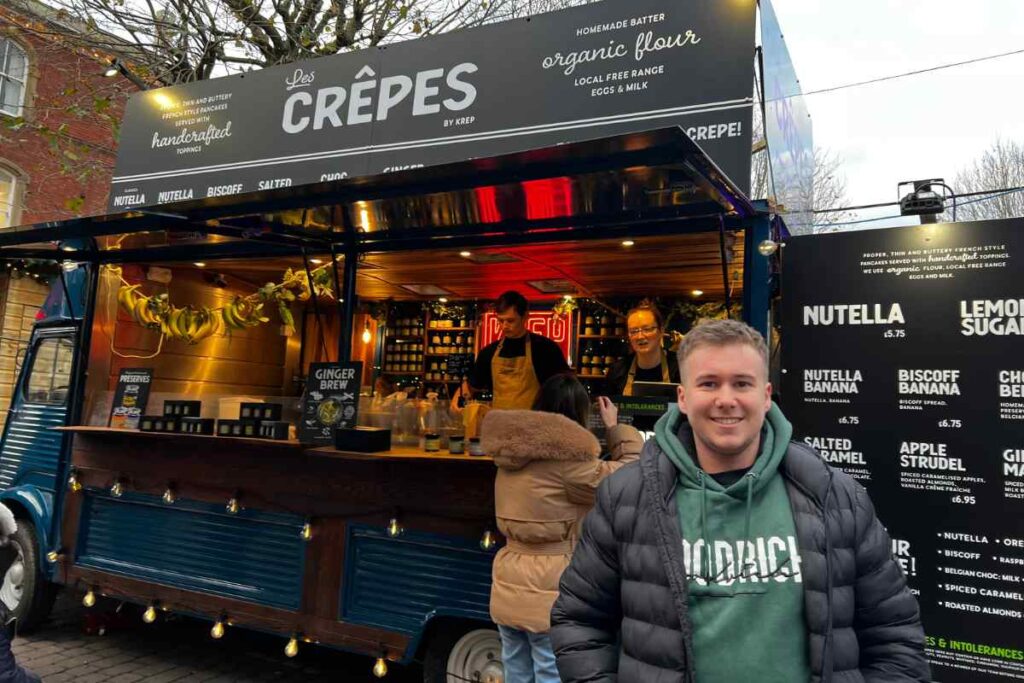 Irresistible Crepes at Les Crepes York Christmas Market 2023